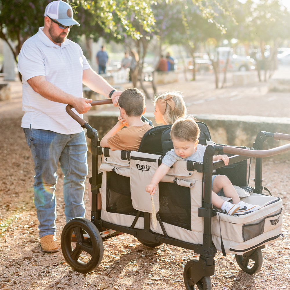 Vyoo 4 Wagon: Flexible Family Stroller | Keenz – Keenz Stroller Wagons